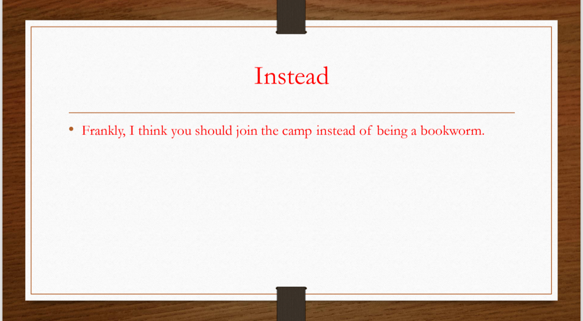 [EWS] How to use ‘Instead of’? Matertuition Malaysia | English & BM ...