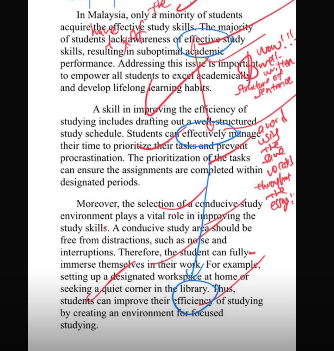[Mastering English Writing ️] Ways to Study? | Student's Masterpiece ...